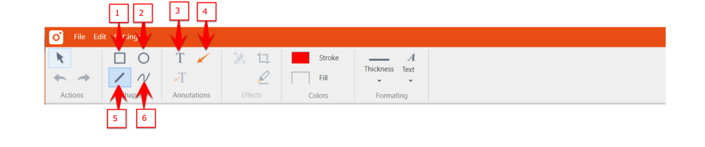 What visual properties are available for video annotation? – TinyTake Help